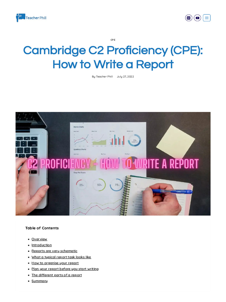 How To Write A Report - Teacher Phill | PDF | Human Communication