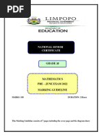 Memo 2025 Baseline Test Grade 12 Mathematics | PDF | Mathematics