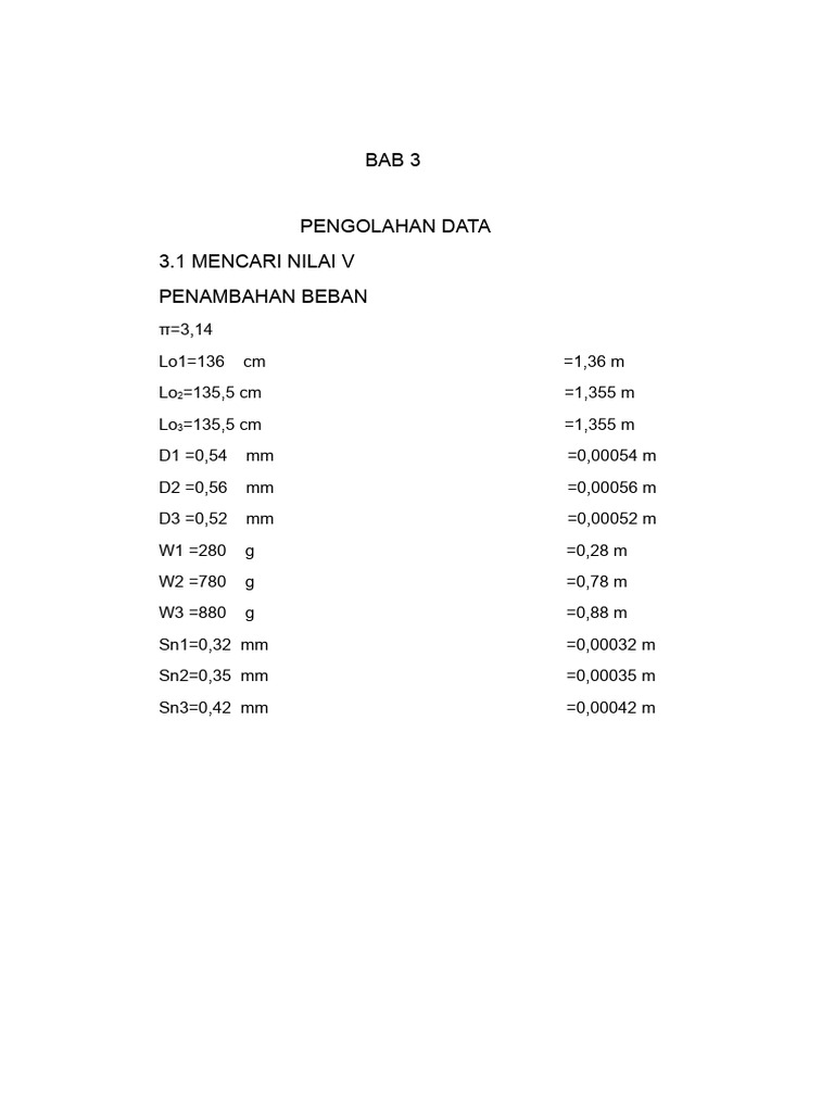 Bab 3 Dan Bab 2 Tabel Laporan 2 | PDF