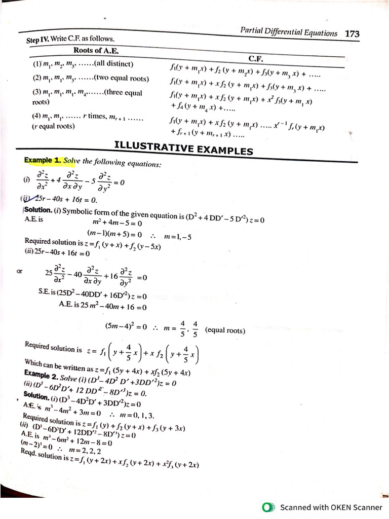 Higher Order PDE's | PDF