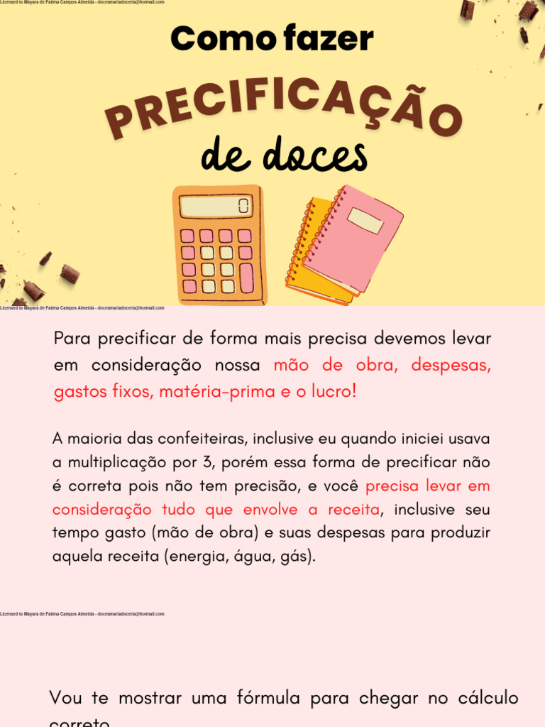 Passo A Passo Precifica o | PDF