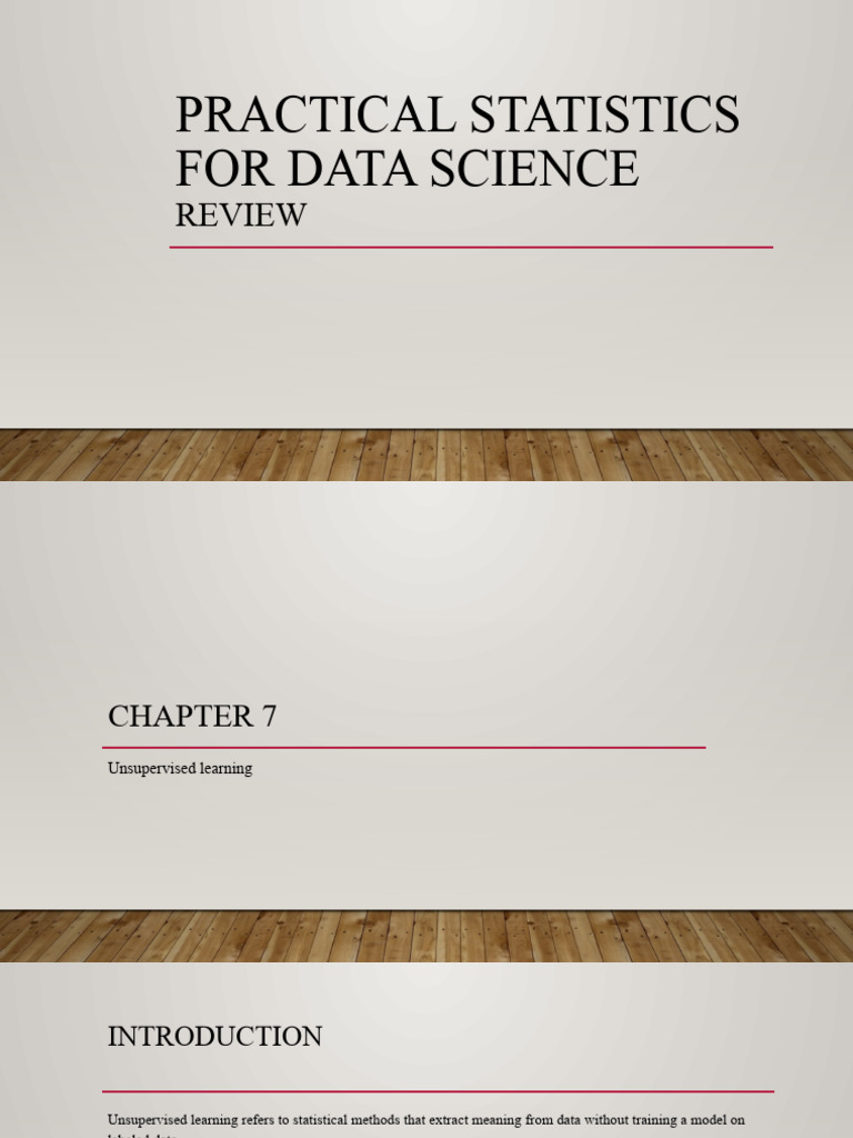 Practical Statistics For Data Science - Chapter7 | PDF | Principal ...
