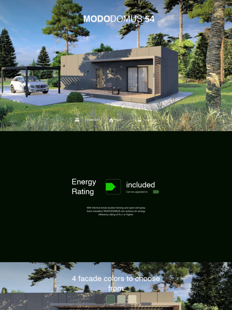 MD 54 MODODOMUS Houses | PDF | Building Insulation | Window