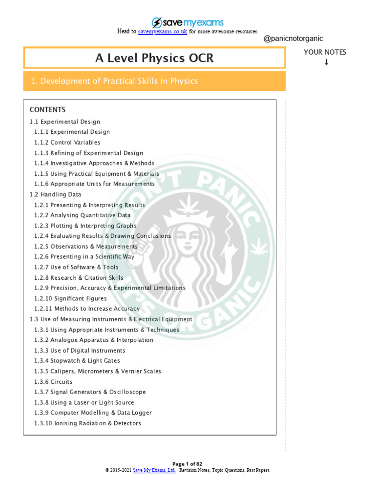 Development of Practical Skills in Physics | Download Free PDF | Observational Error | Accuracy ...