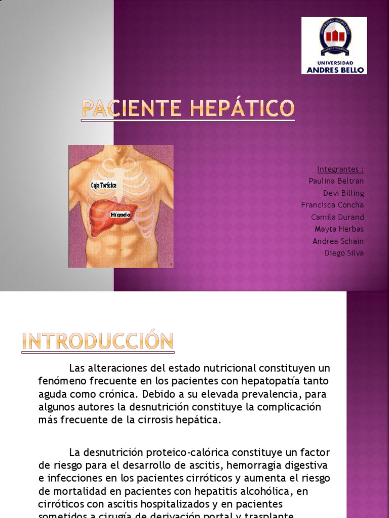 Paciente Hepático | Nutrientes | Proteínas