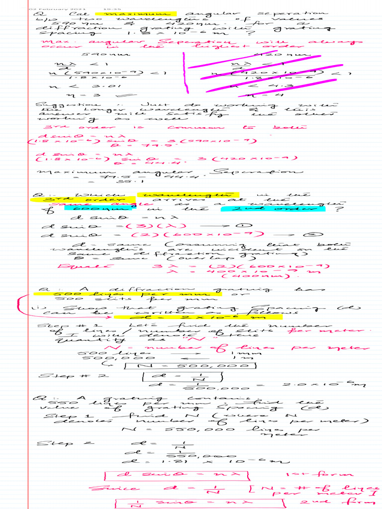 Calculating Angular Separation | PDF