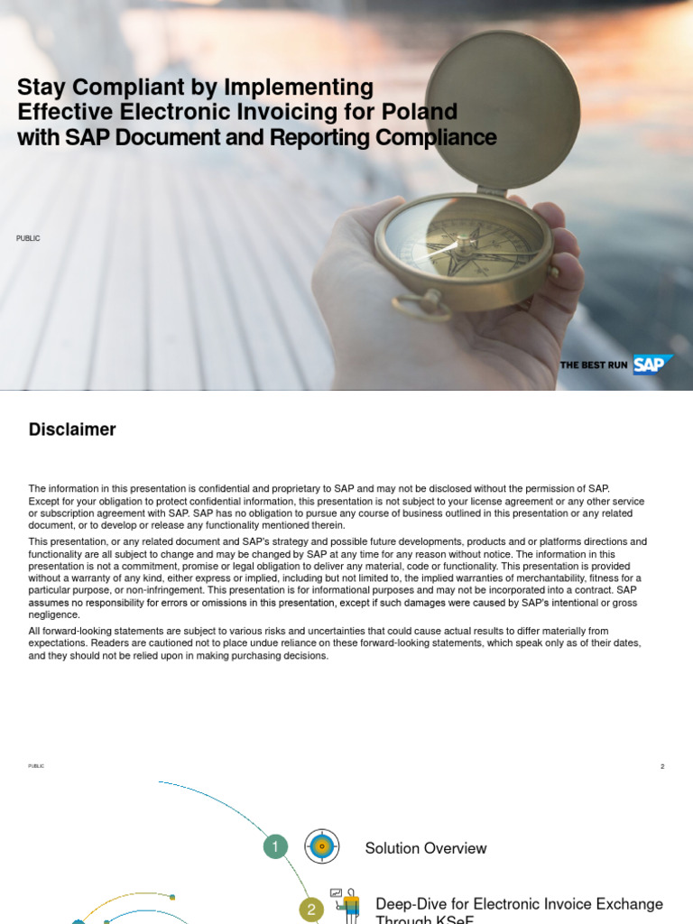 SAP Document and Reporting Compliance - Poland E-Invoices | PDF ...