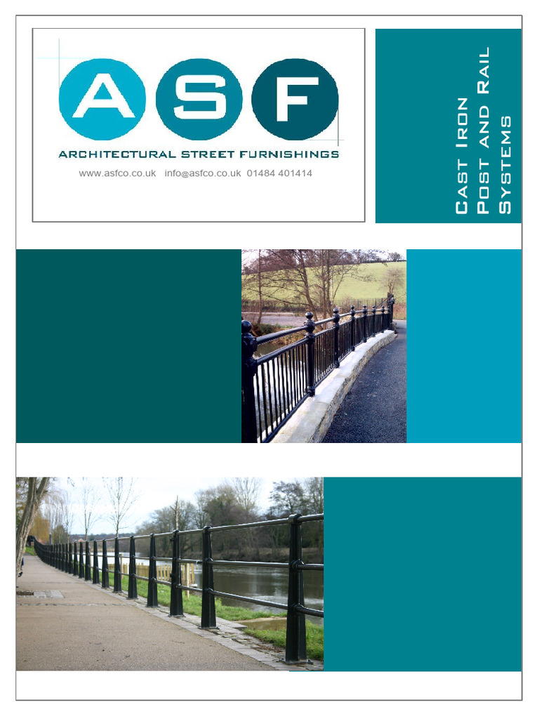 ASF-Cast-Iron-Post-and-Rail-Brochure (Parapet Biciclete) | PDF | Screw ...