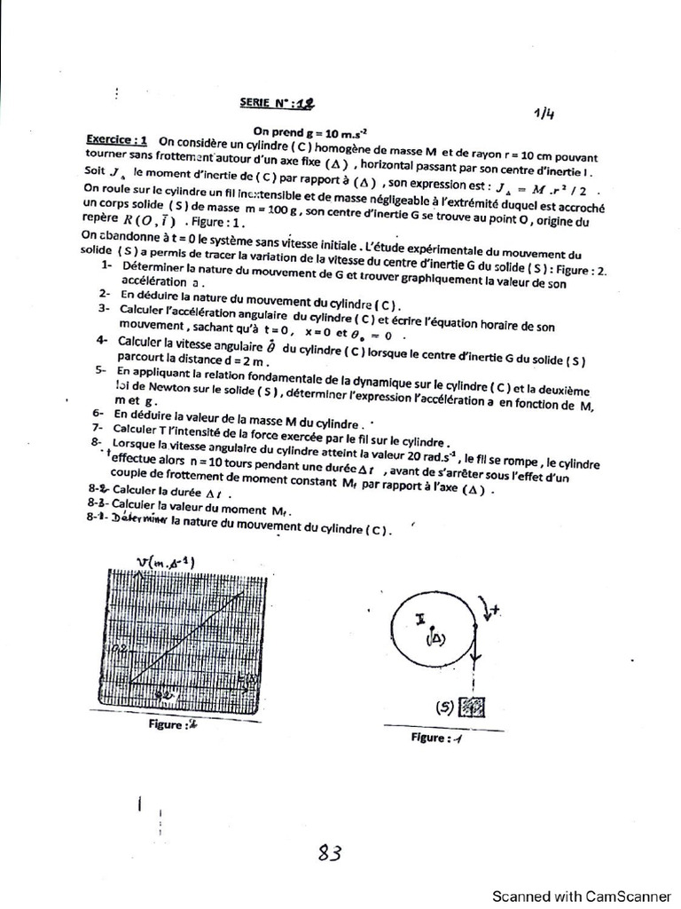 Exercice Rotation | PDF