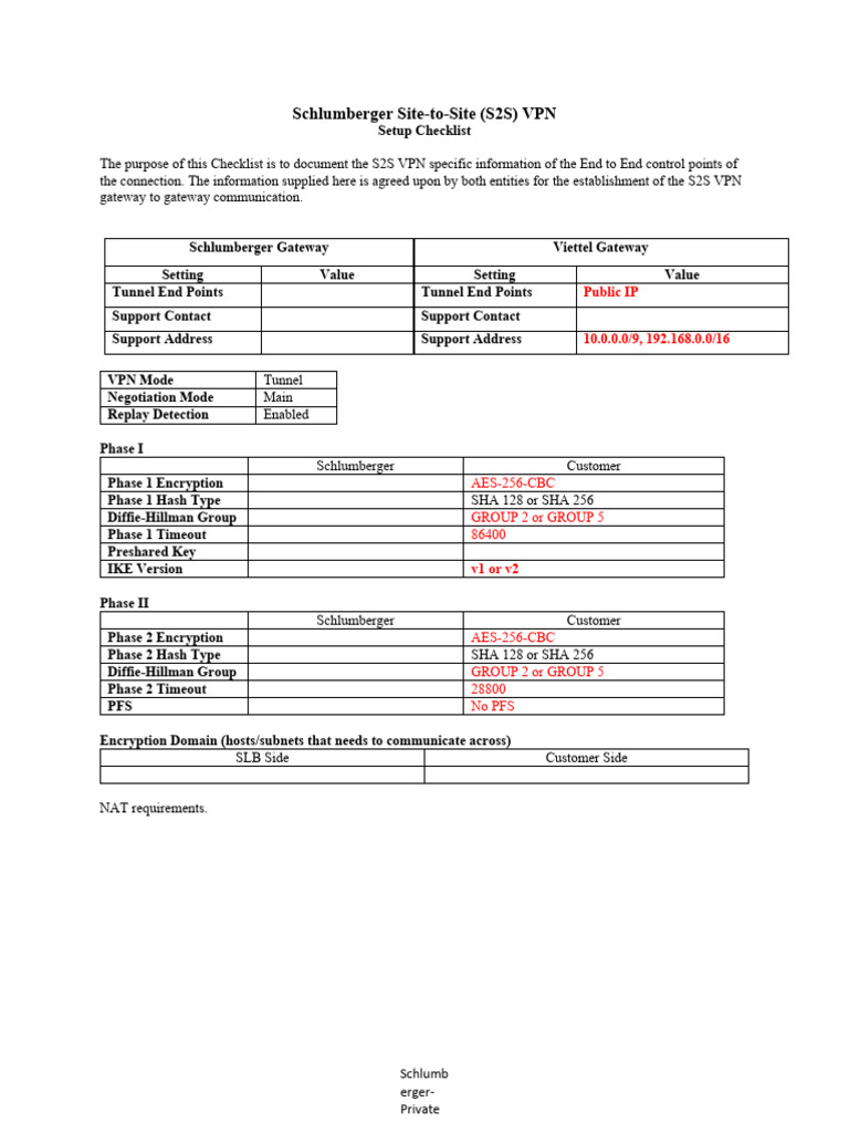 S2S VPN Setup Guide for IT Teams | PDF