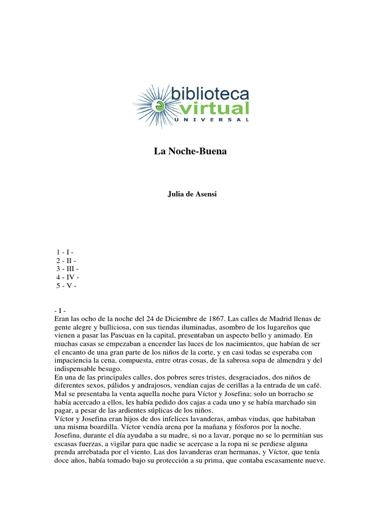 La Noche-Buena: Tristeza y Esperanza | PDF