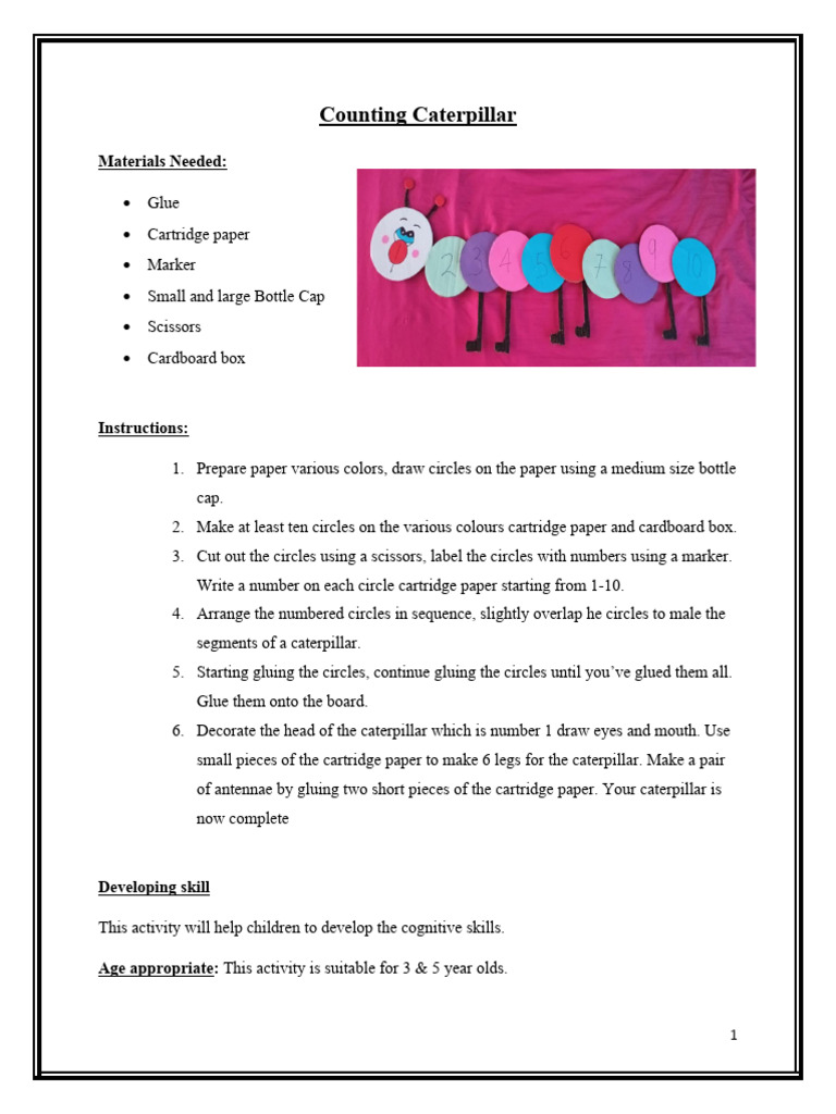 Fun Educational Crafts for Kids | PDF | Adhesive | Paper