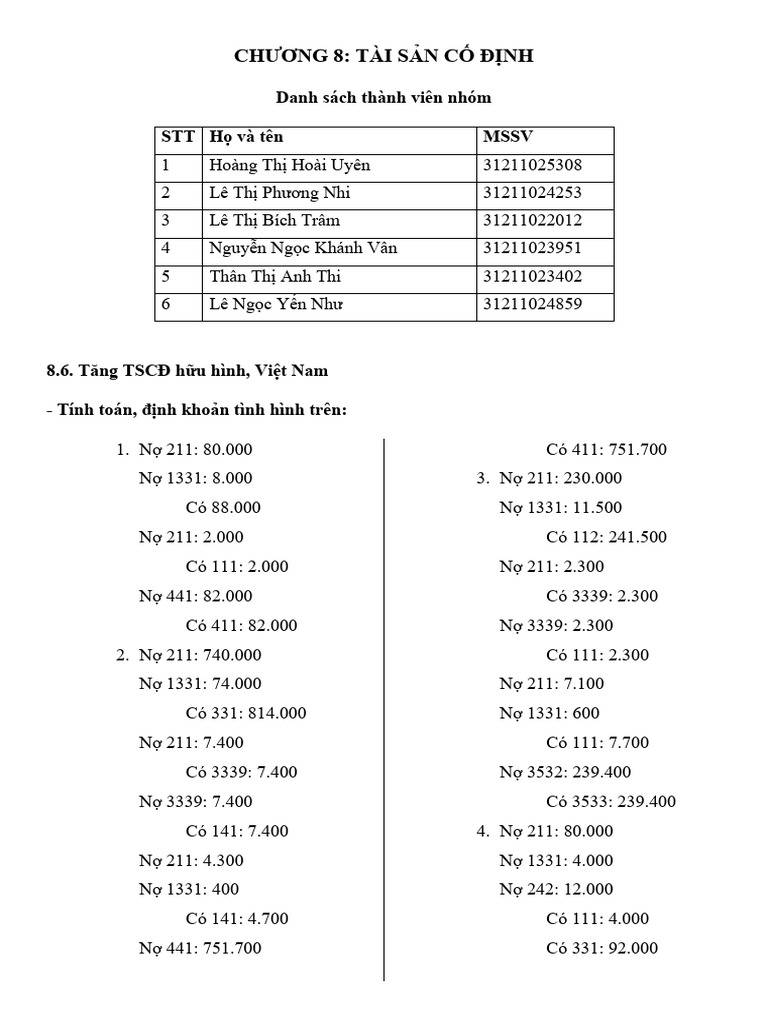 KTTC Chương 8 | PDF