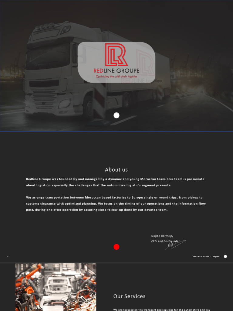 Redline Groupe - Automotive | PDF | Logistics | Transport
