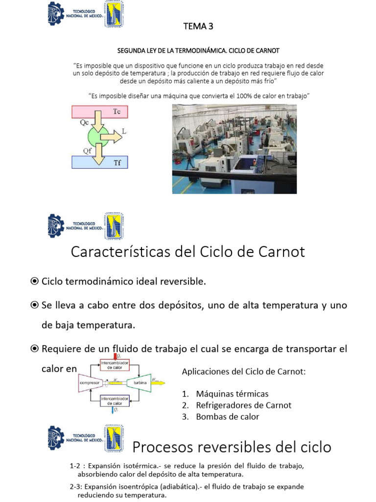 Ciclo Carnot - Parte1 | PDF