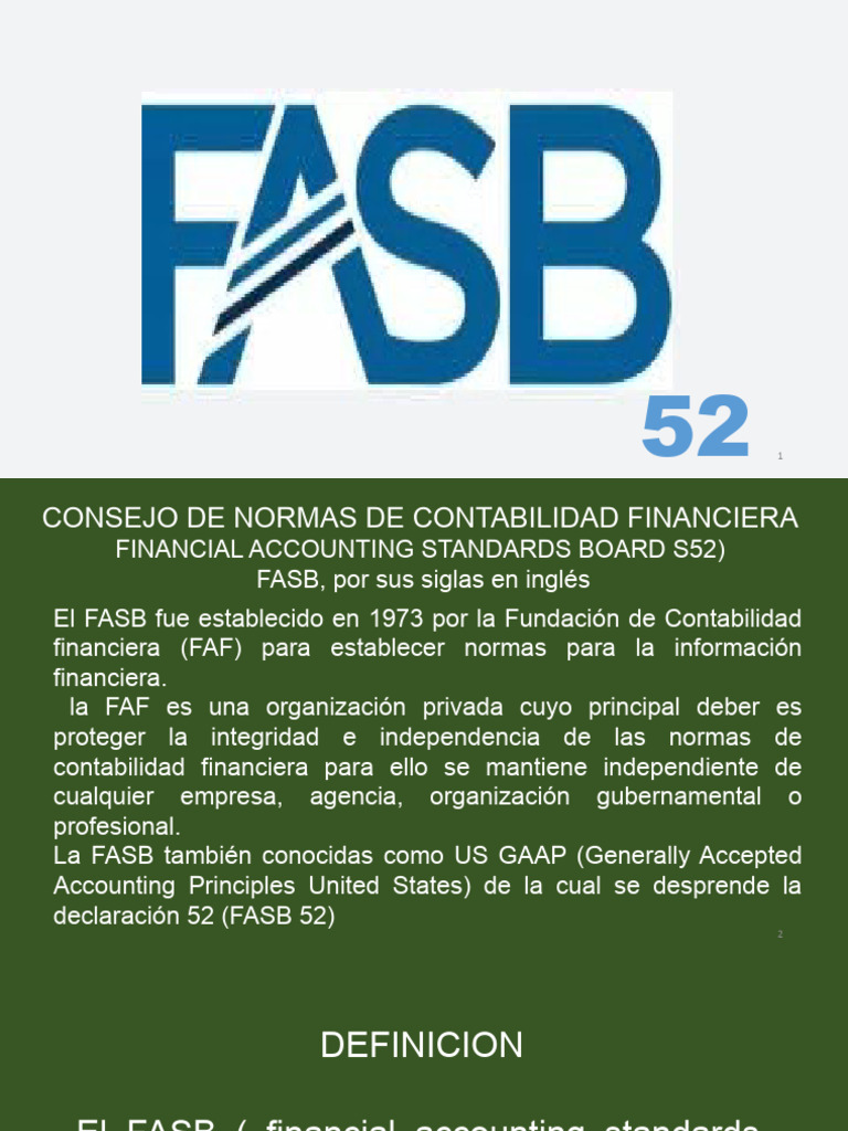 3.3 Aspectos Sobresalientes Del FASB 52 | PDF | Inflación | normas ...