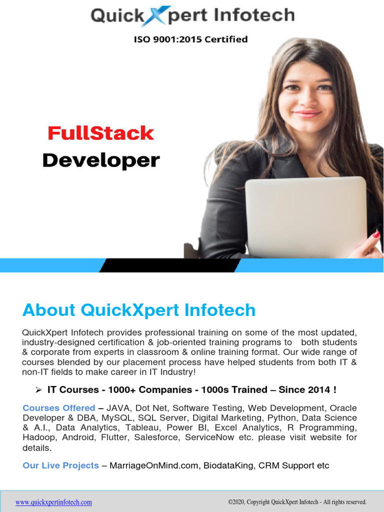 Full Stack Developer | PDF | Php | Method (Computer Programming)