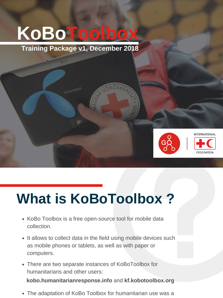 KoBo Training Package - December2018 | PDF | Microsoft Excel | Mobile App