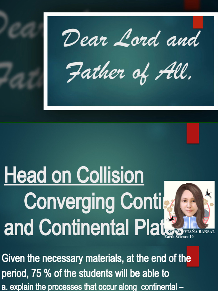 Continental Plate Convergence Guide | PDF | Science & Mathematics