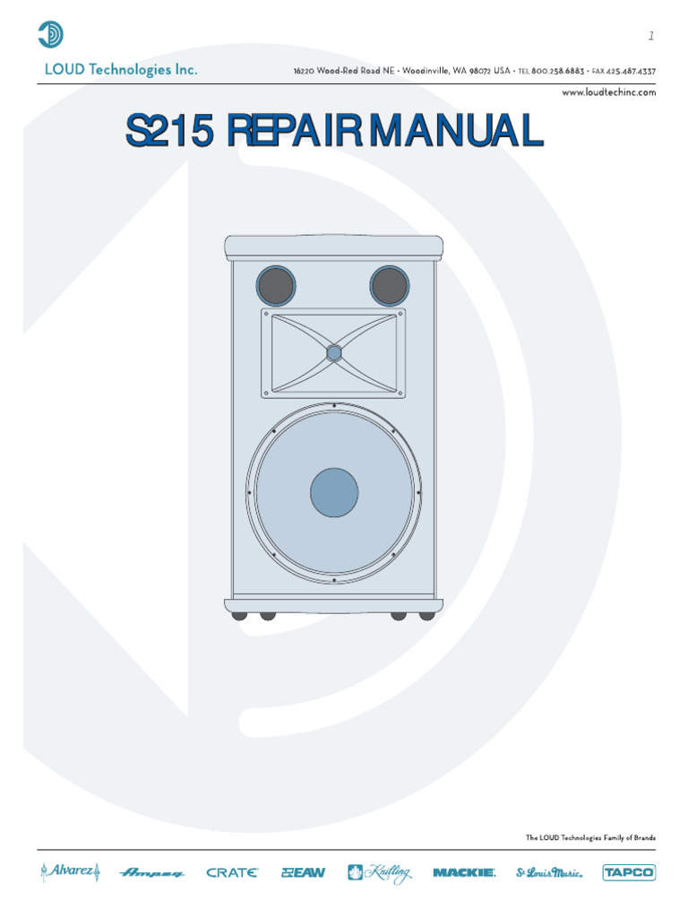 S215 Repair Guide | PDF | Screw | Electrical Engineering