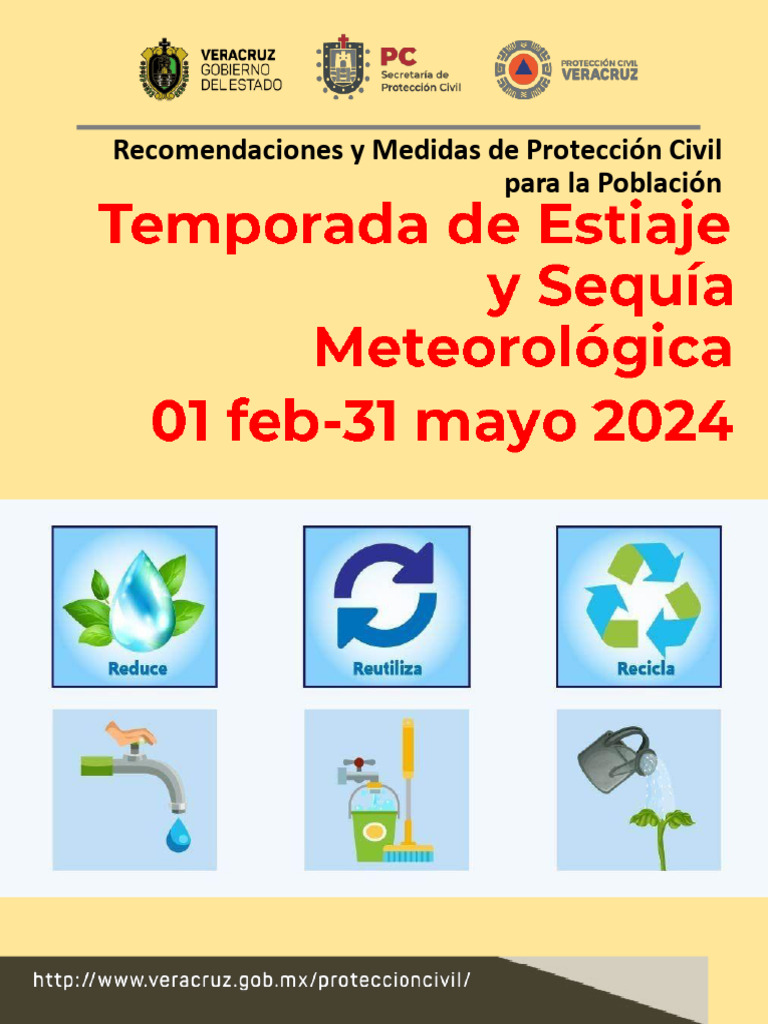 Recoms EstiajeSequia Pob 2024 | PDF | Agua | Riego