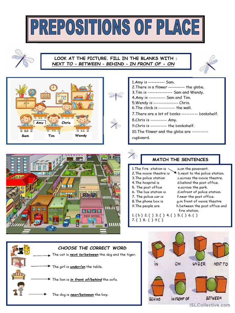 Prepositions of Place-6 | PDF