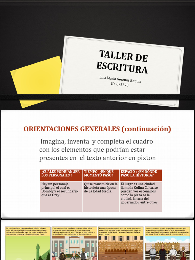 Historieta Escritura Creativa | PDF