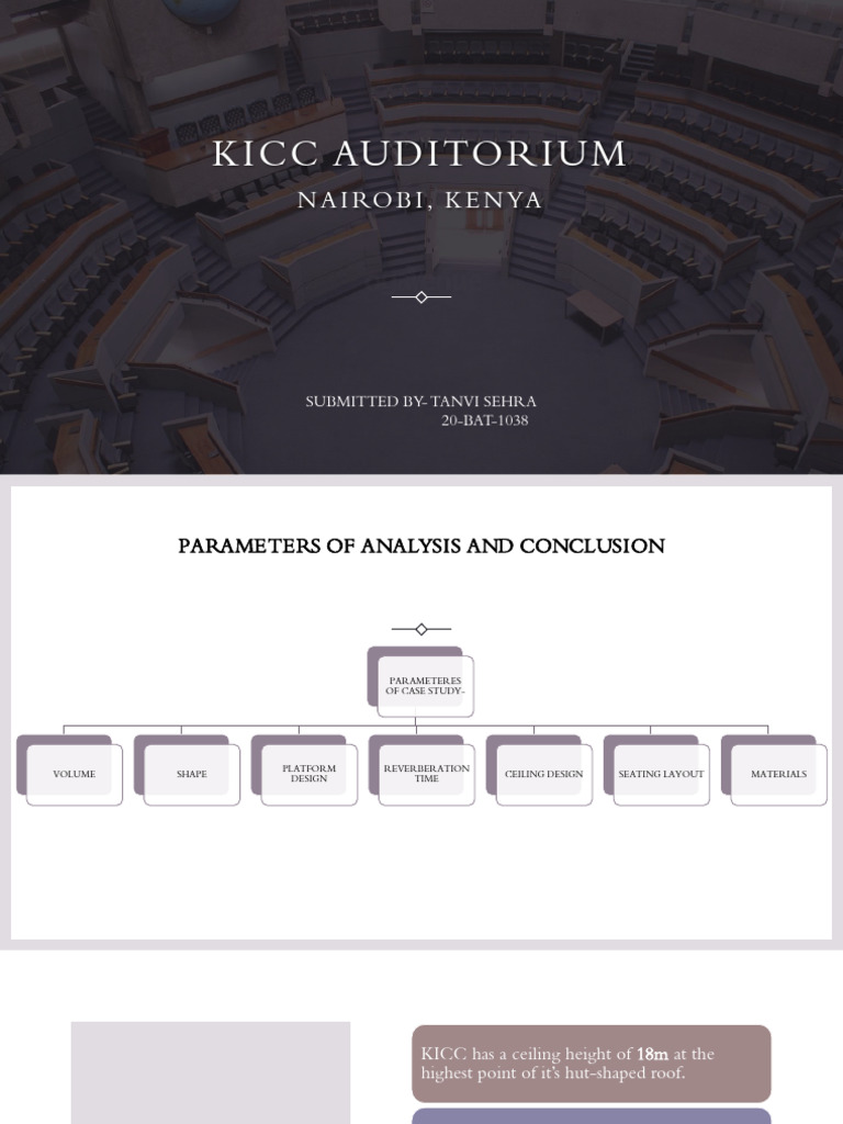 KICC Auditorium Case Study | PDF