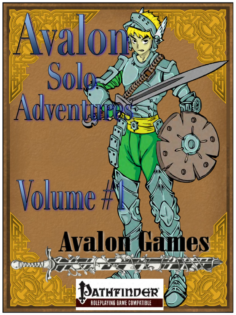 Pathfinder RPG OGL - Avalon Games - Solo Adventures #1 | PDF | Role ...