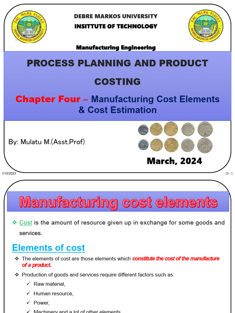 PPC CH-4 (2024) | PDF | Cost | Expense