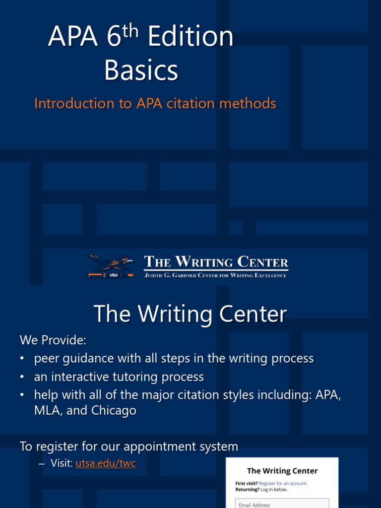 APA Basics PowerPoint | PDF | Apa Style | Citation
