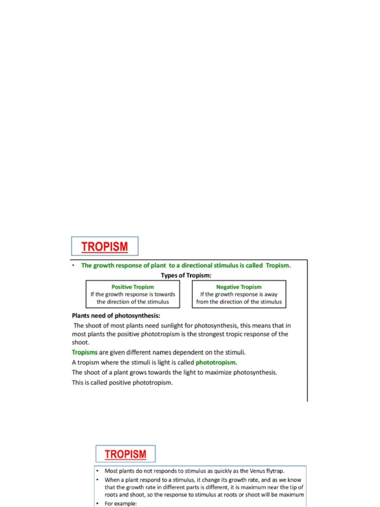 Plant Coordination and Response | PDF