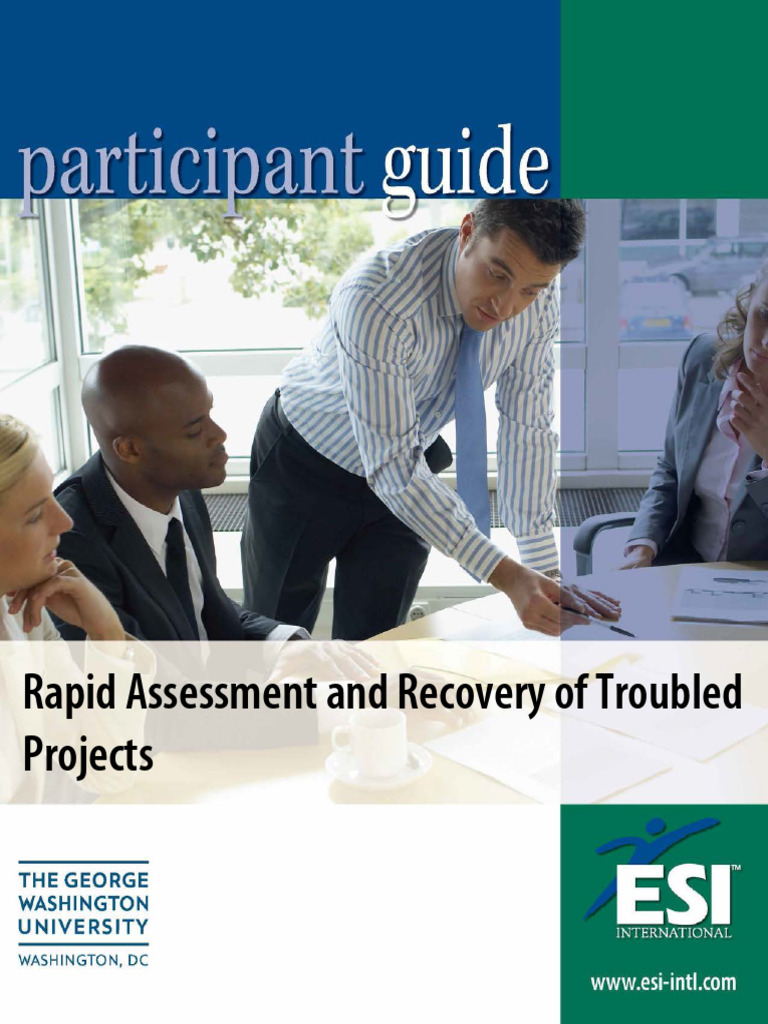 Participant Guide Rapid Assessment and Recovery of Troubled Projectsq | PDF