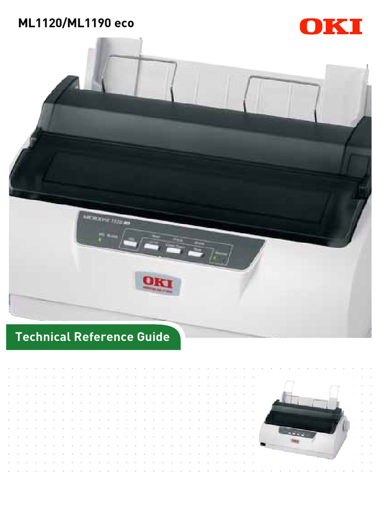 Service Manual Okidata ml1120 | PDF | Usb | Computer Science