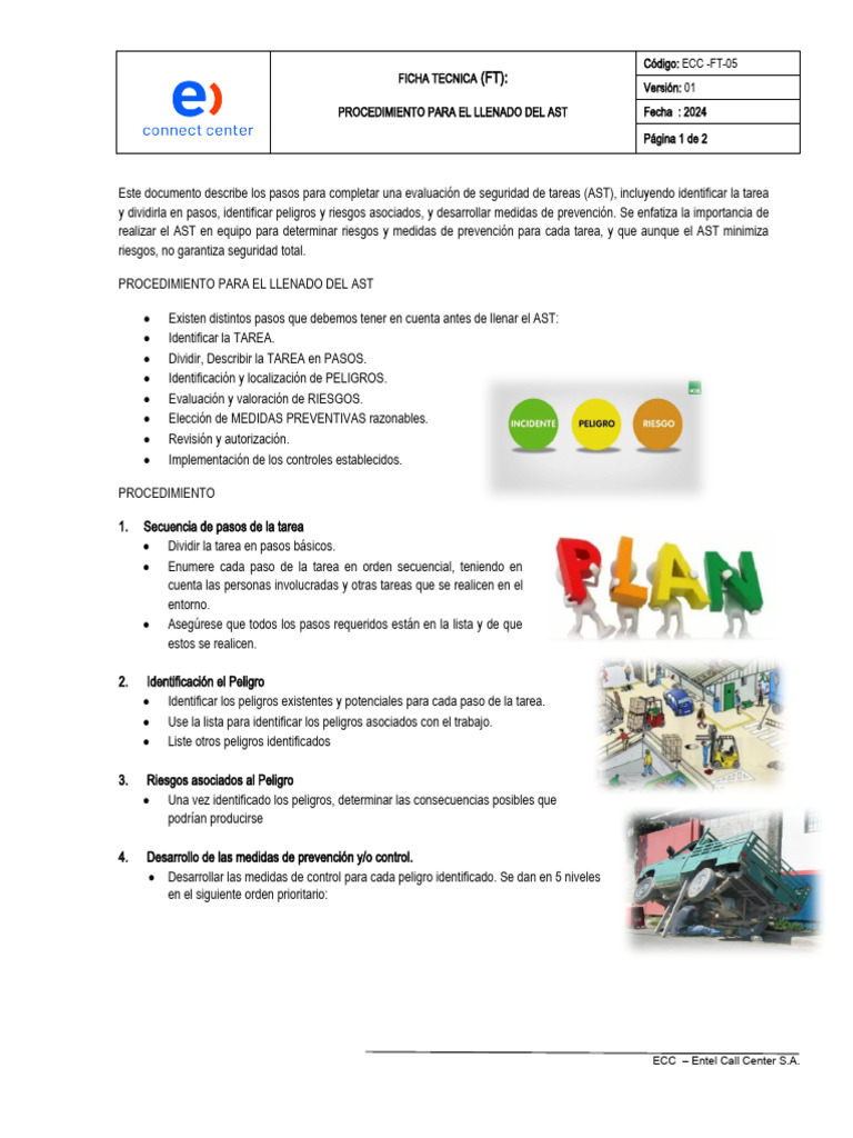 Ecc-Ft-05 Ficha Tecnica Procedimiento Llenado Ast | PDF