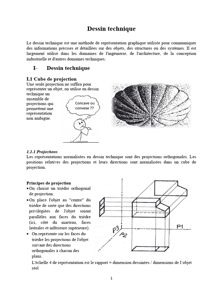 Guide du Dessin Technique | PDF | Dessin technique