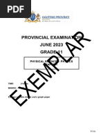 Grade 11 Physics Exam November 2023 | PDF | Euclidean Vector | Force