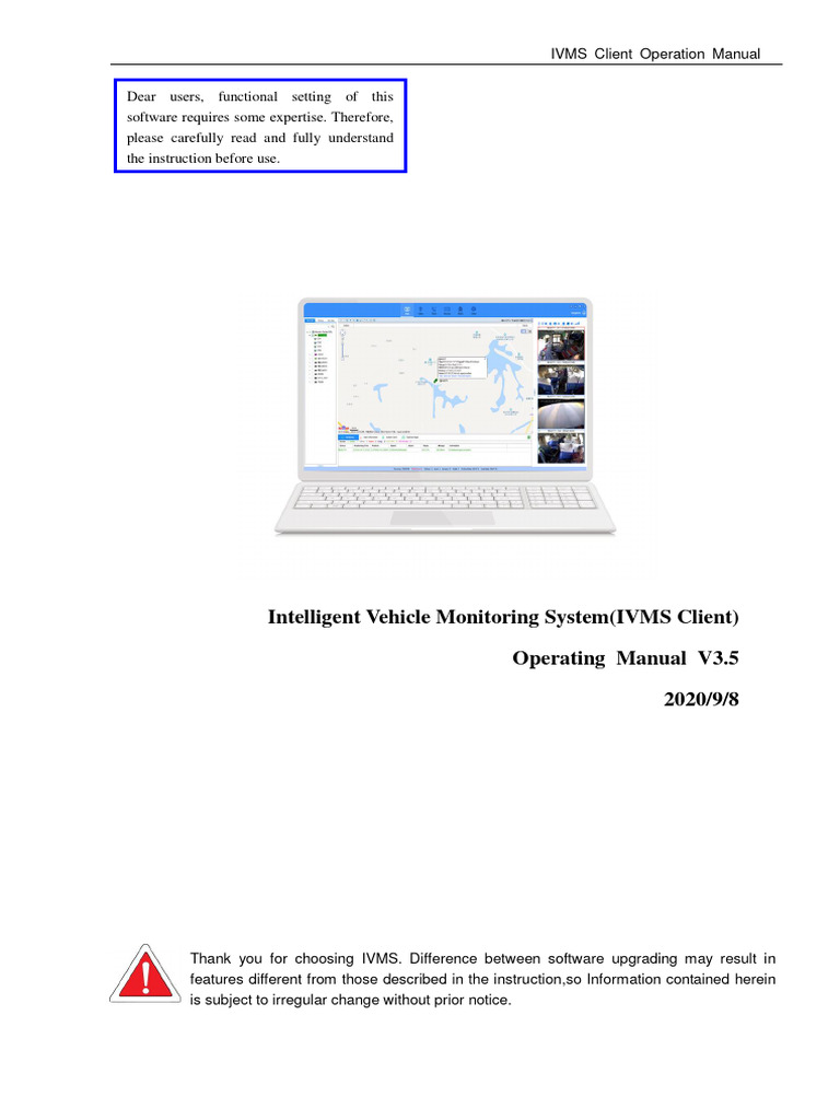IVMS Client Operation Manual V3.5 | PDF | Video | Computer File