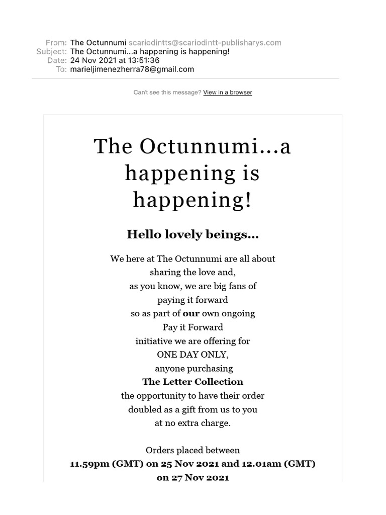 The Octunnumi... A Happening Is Happening! | PDF