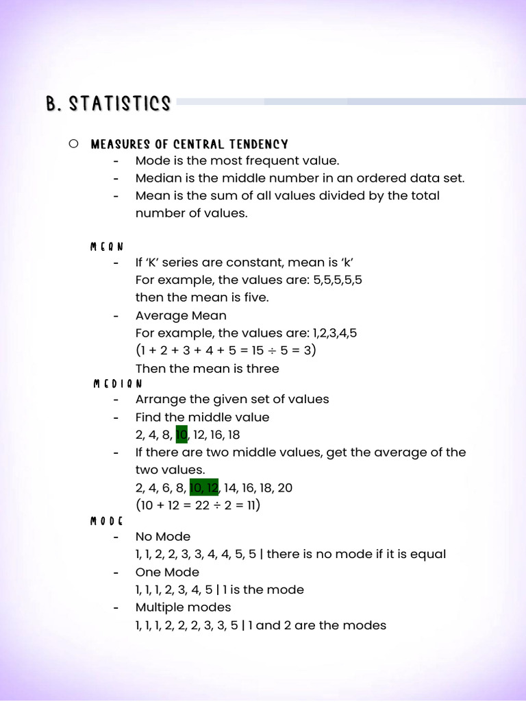 Understanding Mean, Median, and Mode | PDF