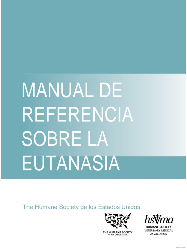 Manual - de - Referencia - Sobre - La Eutanasia | PDF