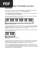 Conociendo Teclas Correspondientes A Cada Dedo y Mano | PDF