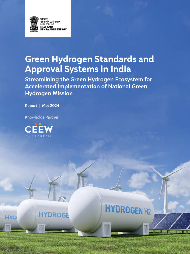 "Green Hydrogen Standards and Approval Systems in India | PDF | Pipe ...