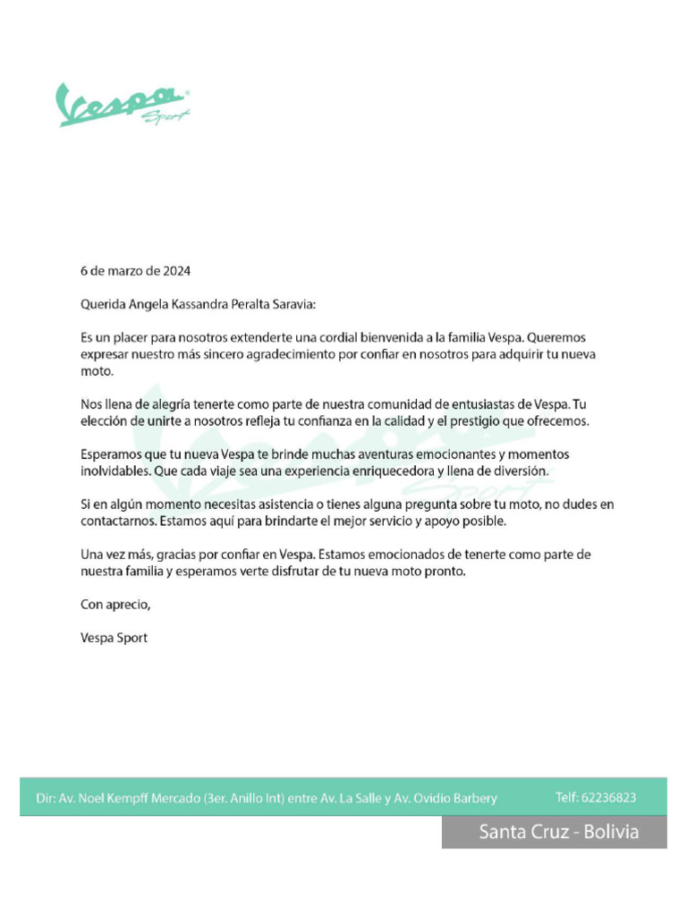 Carta Andreina | PDF