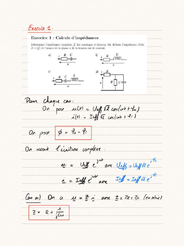 Corrigé TD7 Physique | PDF