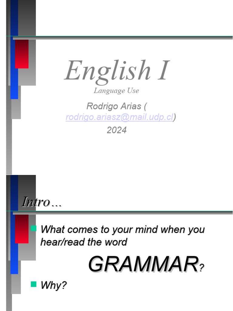 Understanding English Grammar Basics | PDF | Part Of Speech | Verb