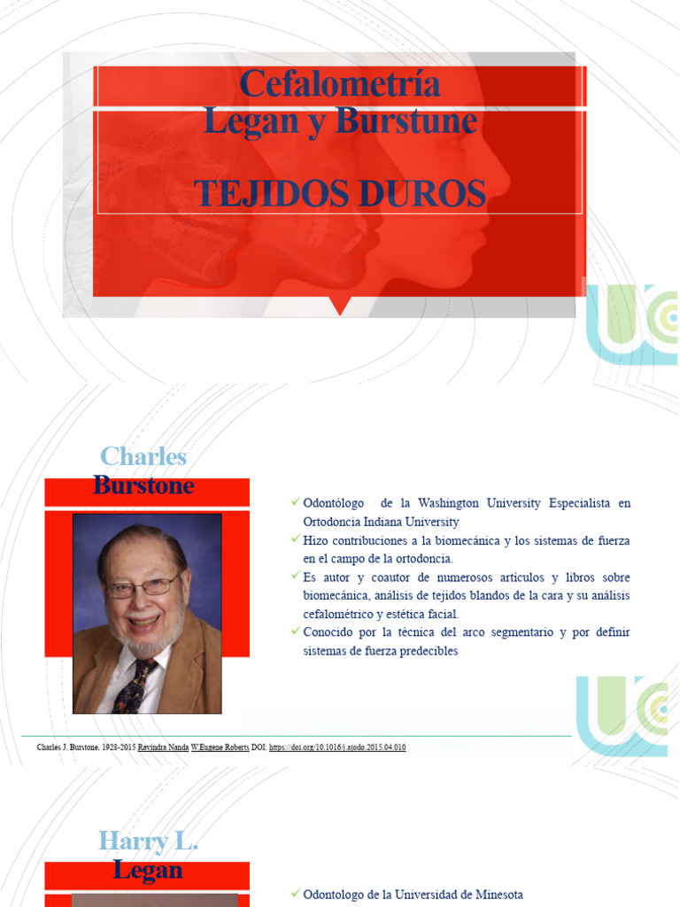 Análisis Cefalométrico Legan y Burstone | PDF | Ortodoncia | Odontología