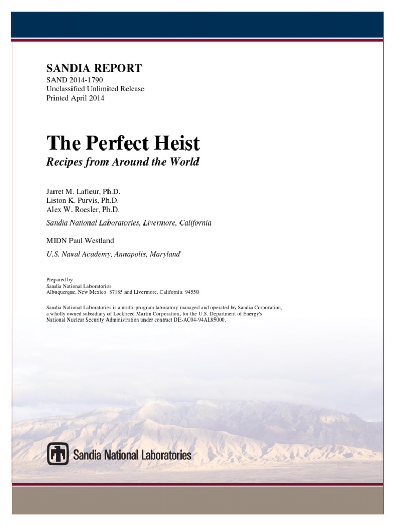 Global Heist Analysis and Insights | PDF