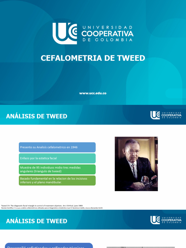 ANALISIS DE CEFALOMETRIA DE TWEED | PDF