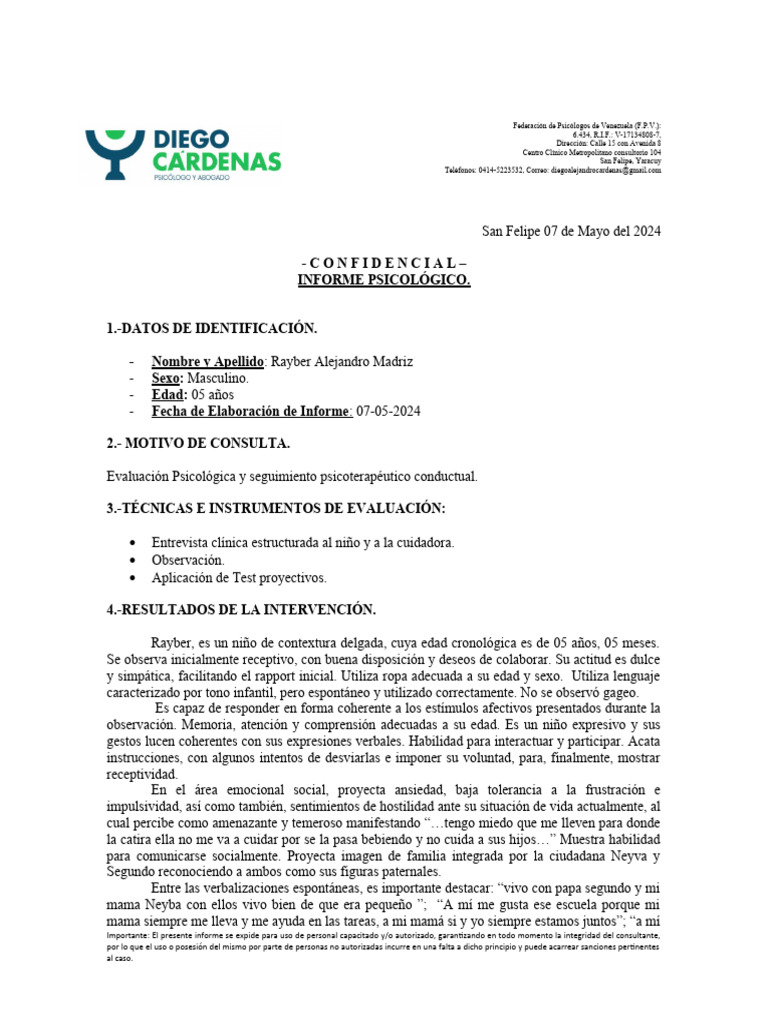 Rayber Alejandro Madriz - 084151 | PDF | Las emociones | Sicología